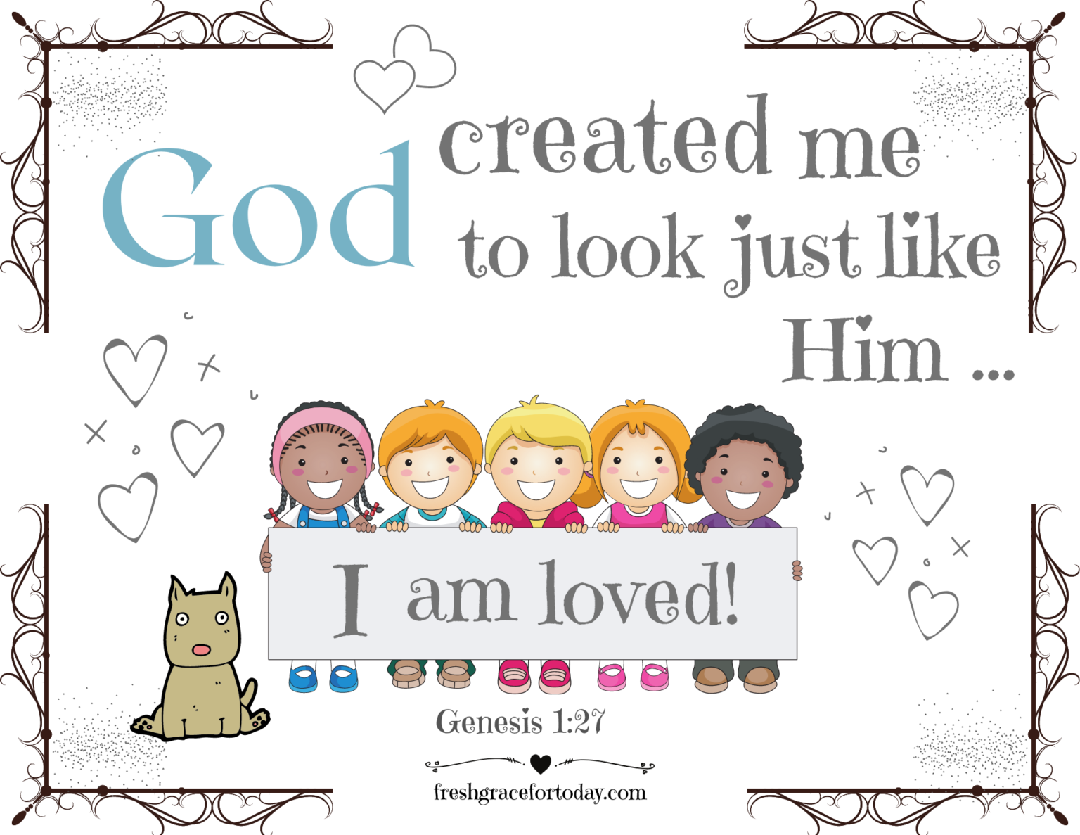 18 Positive Affirmations for Kids from the Bible - with Printable ...