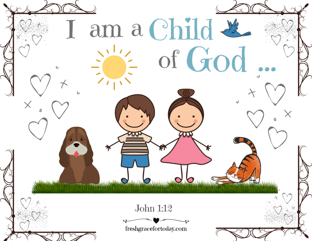 18 Positive Affirmations for Kids from the Bible - with Printable ...